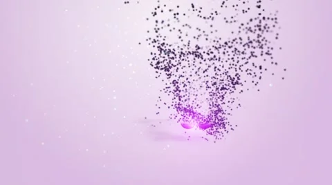 Simple Particles Company Logo reveal(purple version) ~ After Effects ...