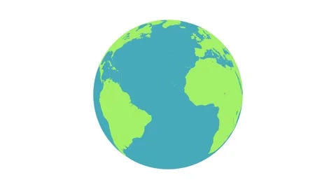 Simple Earth Icon Stock Footage ~ Royalty Free Stock Videos | Pond5