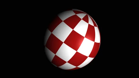 Simple Rotating Amiga Style Red and Whit... | Stock Video | Pond5