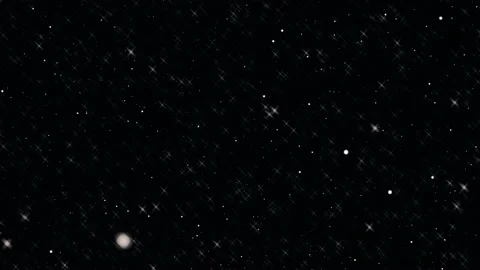 simple space background, white stars on ... | Stock Video | Pond5