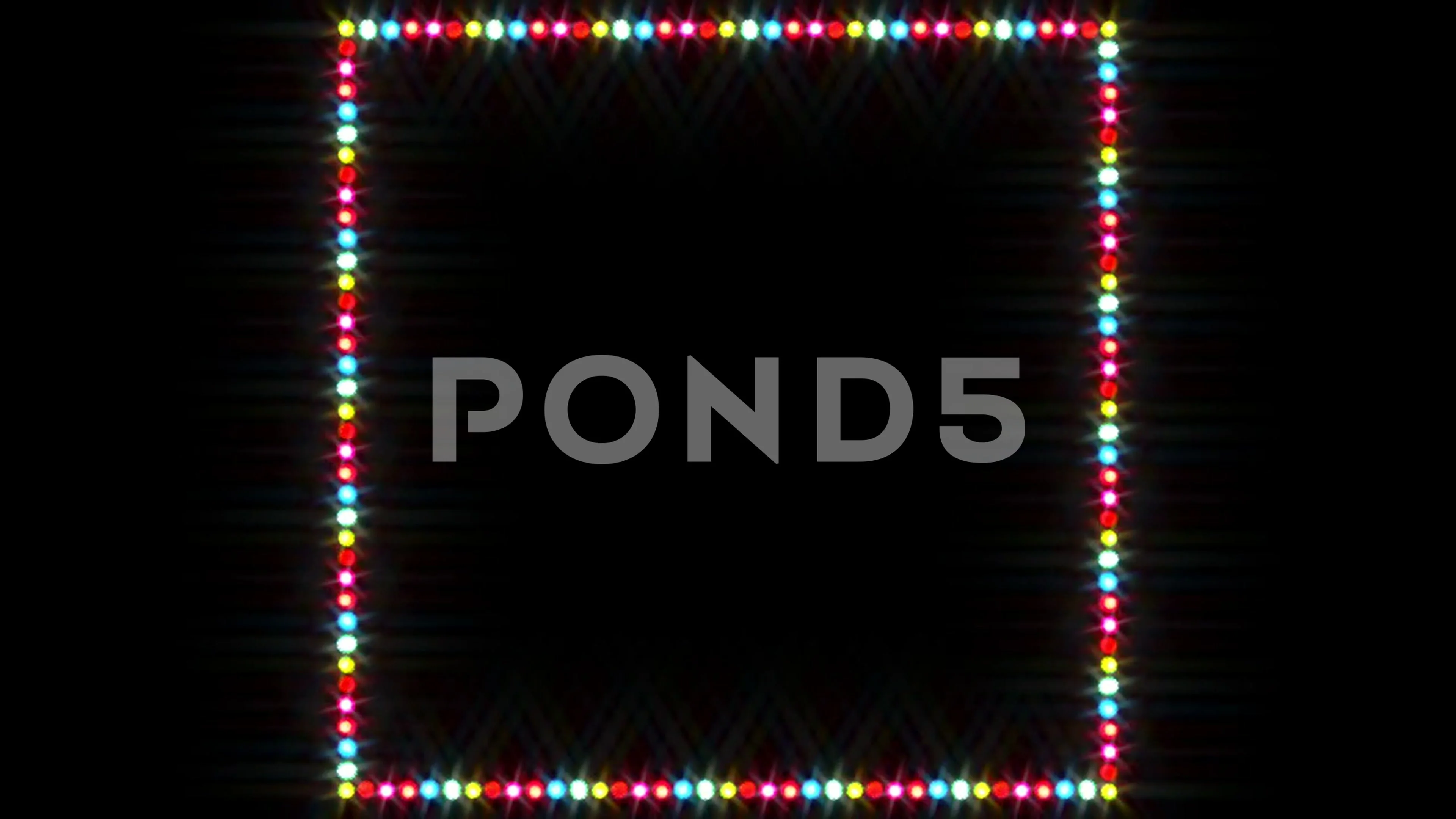 Flashing Lights Border Gif