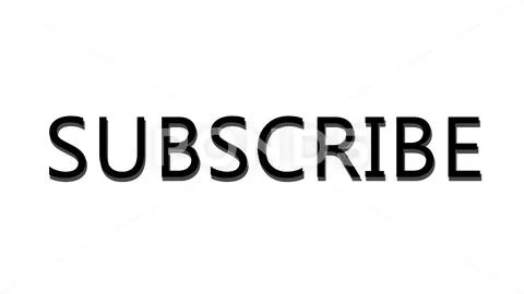 Simple Subscribe text animation, animated motion graphics text intro ...