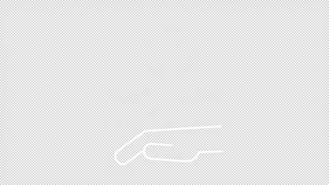 Simple thin line white animation of team... | Stock Video | Pond5