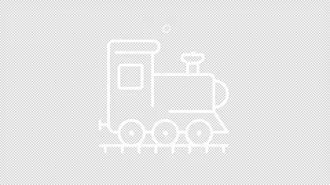 Simple thin line white animation of stea... | Stock Video | Pond5