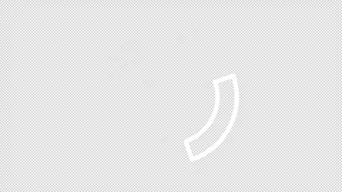 Simple thin line white animation of load... | Stock Video | Pond5