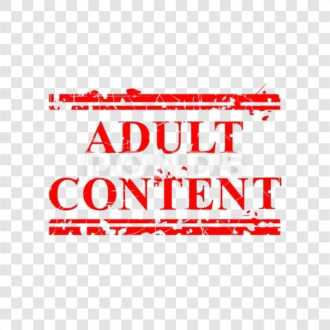 Simple Vector, Caution, Grunge Red Rubber Stamp, Adult Content, at ...