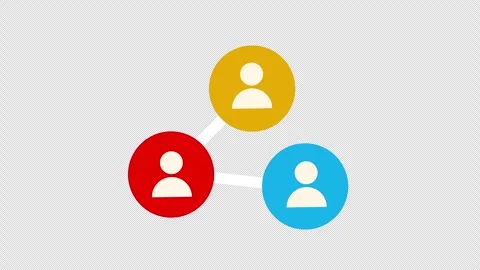 Simple web share icon concept loop anima... | Stock Video | Pond5