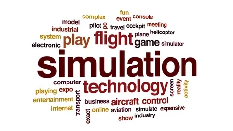 Simulation animated word cloud, text des... | Stock Video | Pond5