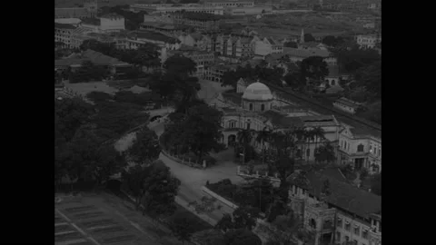 Singapore 1940s: Overview of Singapore. ... | Stock Video | Pond5