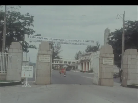 SINGAPORE: BRITISH NAVAL BASE DOCKYARD H... | Stock Video | Pond5