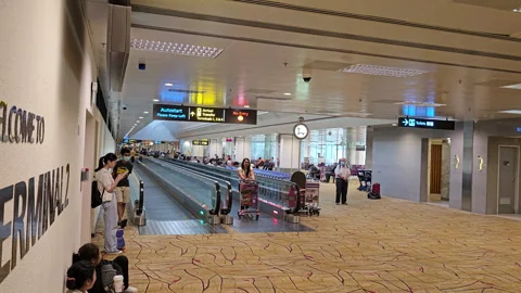 Singapore Changi Airport Terminal 2 8k f... | Stock Video | Pond5