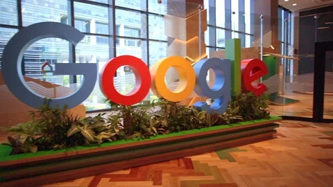 Google Office Interior Stock Video Footage | Royalty Free Google Office ...