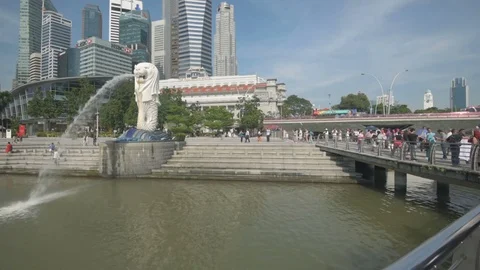 Merlion Square Stock Footage ~ Royalty Free Stock Videos | Pond5