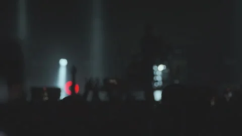 Singer performing on stage with band in ... | Stock Video | Pond5