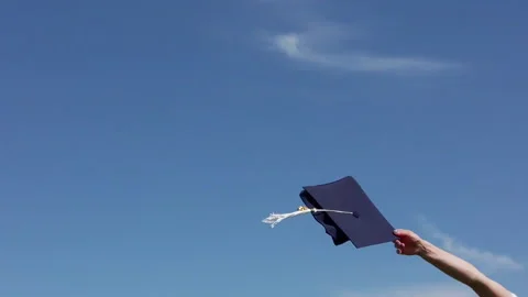 Graduation Cap Stock Video Footage | Royalty Free Graduation Cap Videos ...
