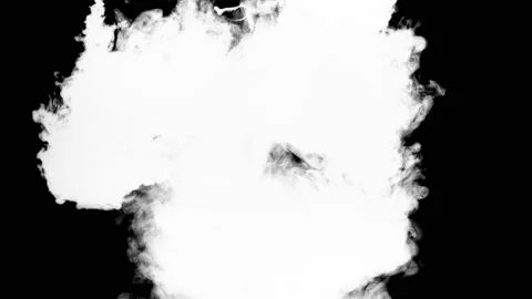 Single Ink Drop White On Black 5 | Stock Video | Pond5