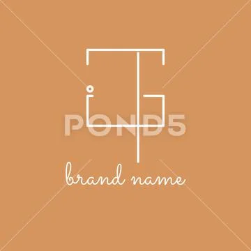 Single Line Logo Forming Multiple Letters ~ Clip Art #277090099