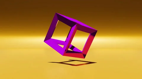 Cube Rotating Stock Footage ~ Royalty Free Stock Videos | Pond5