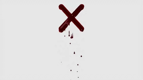 Sinister Blood Dripping Letter Animation... | Stock Video | Pond5