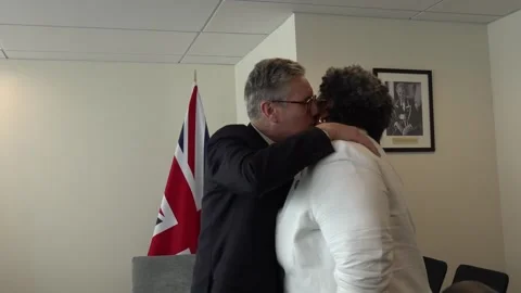 Sir Keir Starmer and Barbados Prime Mini... | Stock Video | Pond5