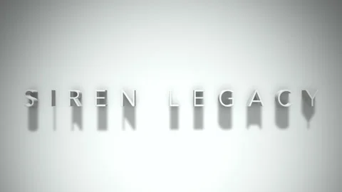 siren legacy 3D title animation with sha... | Stock Video | Pond5
