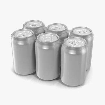 Six Pack of Cans ~ 3D Model ~ Download #90871596 | Pond5