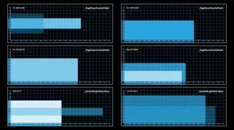 Six-panel visual display | Stock Video | Pond5