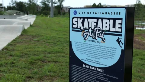 Skateable Art Park | Stock Video | Pond5