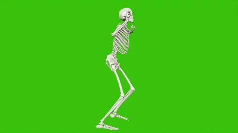 Skeleton dancing. Seamless loop animatio... | Stock Video | Pond5
