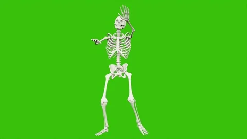 Skeleton dancing. Seamless loop animatio... | Stock Video | Pond5