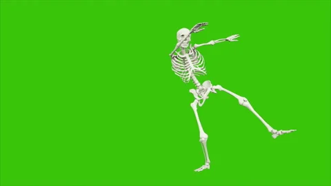 Skeleton dancing. Seamless loop animatio... | Stock Video | Pond5
