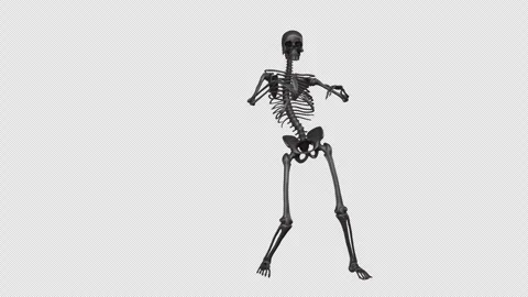 Skeleton dancing. Seamless loop animatio... | Stock Video | Pond5