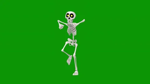 Skeleton Green Screen Stock Videos – Royalty-Free HD & 4K Videos