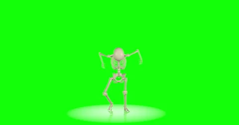 Skeleton performs backflip - looping ani... | Stock Video | Pond5