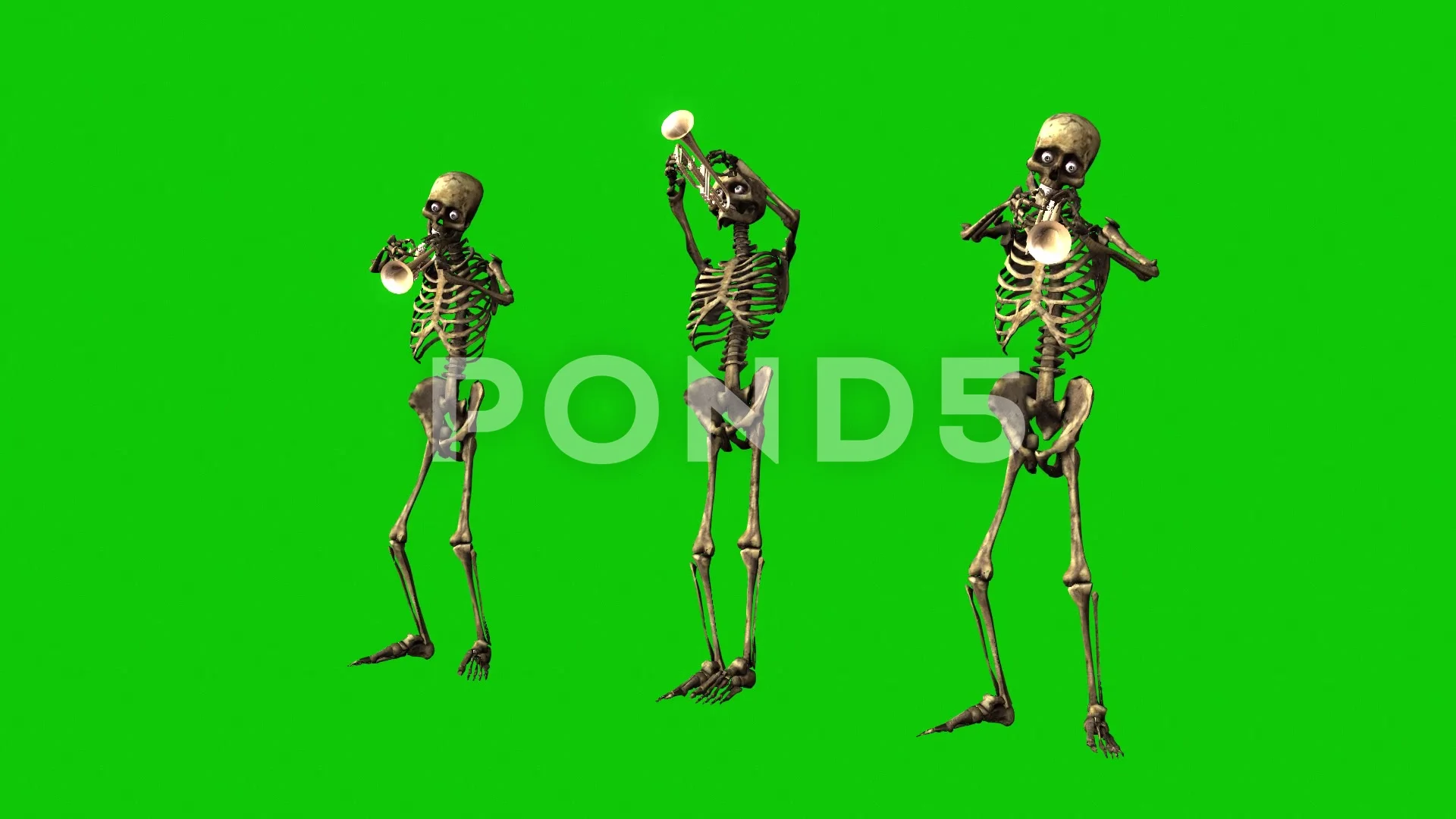 Spooky Skeleton Trumpet