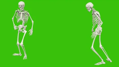 Skeleton walk. Seamless loop animation o... | Stock Video | Pond5