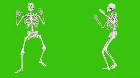 Skeleton walk. Seamless loop animation o... | Stock Video | Pond5