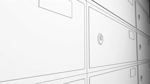 Sketched Boxes Stock Footage ~ Royalty Free Stock Videos | Pond5