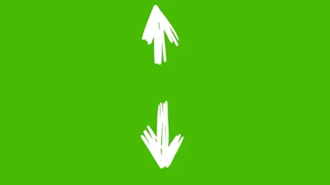 Sketchy Arrow Pack green screen | Stock Video | Pond5