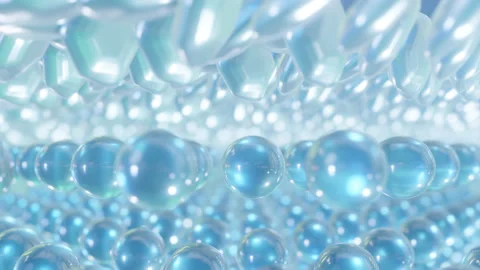 Skin cell animation can tighten loose sk... | Stock Video | Pond5