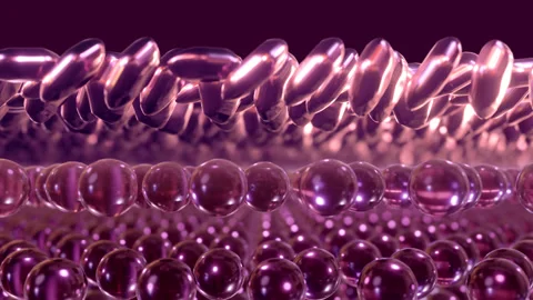 Skin cell animation to tighten sagging s... | Stock Video | Pond5