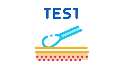 skin dermatitis test Icon Animation | Stock Video | Pond5