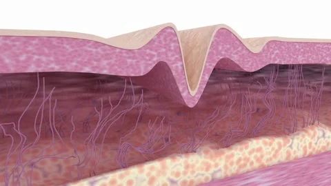 Skin rejuvenation. 3d animation. Collage... | Stock Video | Pond5