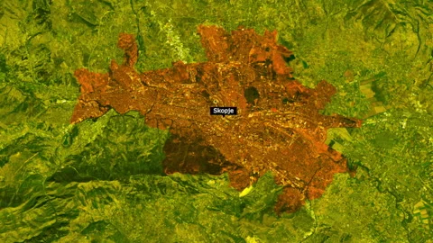 Skopje Map Stock Videos – Royalty-Free HD & 4K Videos