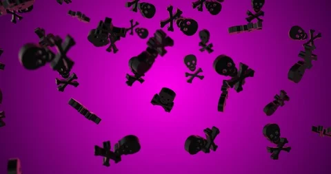 Skull Head Motion Stock Video Footage | Royalty Free Skull Head Motion ...