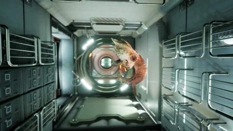 skull of dead ram in international space... | Stock Video | Pond5