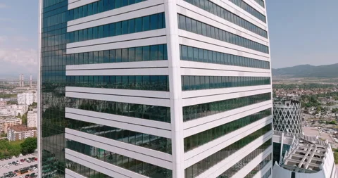 Sky Fort Sofia, Bulgaria skyscraper in ... | Stock Video | Pond5