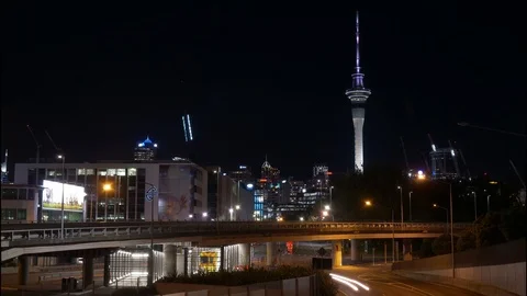 The Sky Tower is an observation and tele... | Stock Video | Pond5