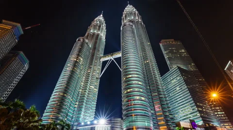Petronas Lapse From Time Stock Video Footage | Royalty Free Petronas Lapse From Time Videos | Pond5