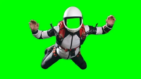Skydiver Green Screen Stock Video Footage | Royalty Free Skydiver Green ...